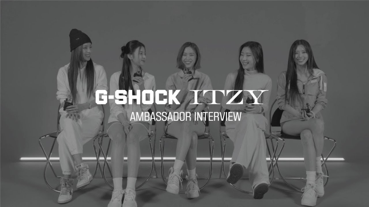 G SHOCK x ITZY Ambassador Interview - YouTube