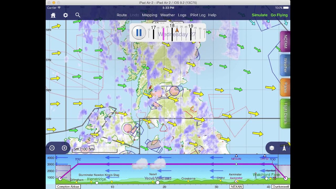 SkyDemon 3.5 Weather Animation - YouTube