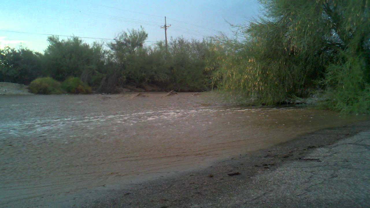 Flash Flood in the Arroyo - YouTube