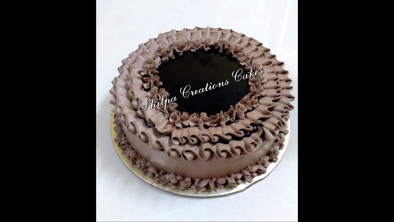 Chocolate Ruffles Cake - YouTube