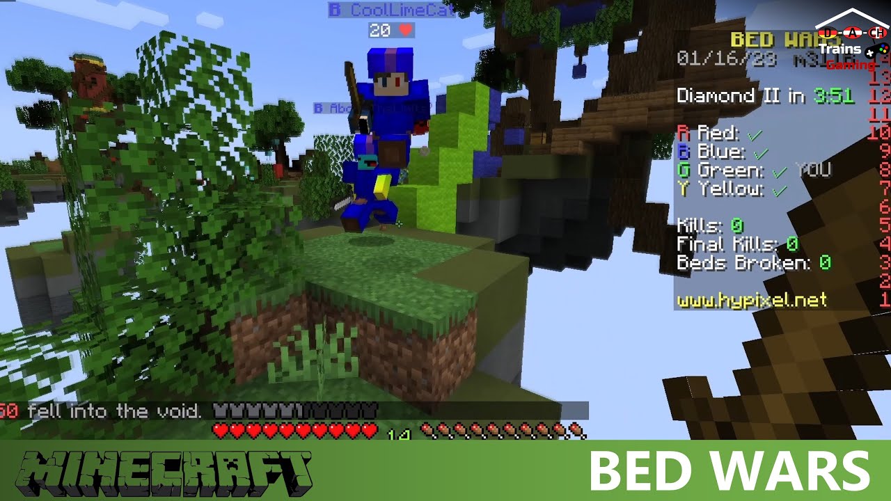 Eine chaotische Runde Minecraft Bedwars | MC Mittwoch #1 - YouTube