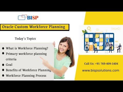 Oracle Planning Custom Workforce Planning | Oracle EPBCS Workforce ...