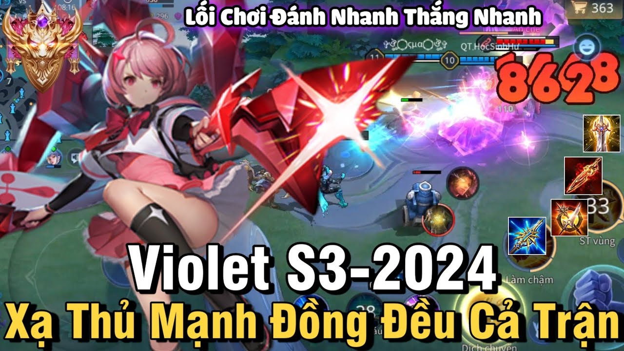 Violet S3-2024 Liên Quân Mobile | Cách Chơi, Lên Đồ, Phù Hiệu, Bảng ...