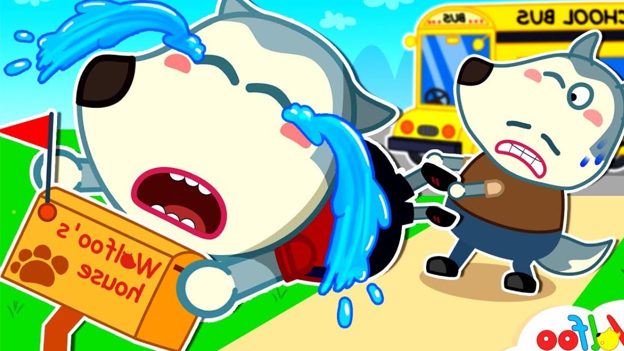 I Don't Want to Go to School-Wolfoo Kids Stories About First Day of ...