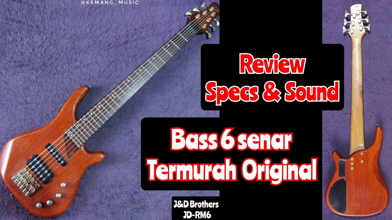 BASS 6 SENAR TERMURAH J&D brothers RM6 #sixstringsbass #bass6senar # ...