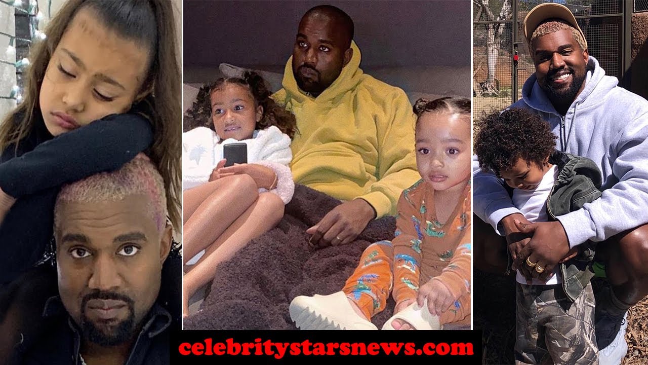 Kanye West With His Kids North, Saint, Chicago and Psalm (VIDEO) -2021 ...
