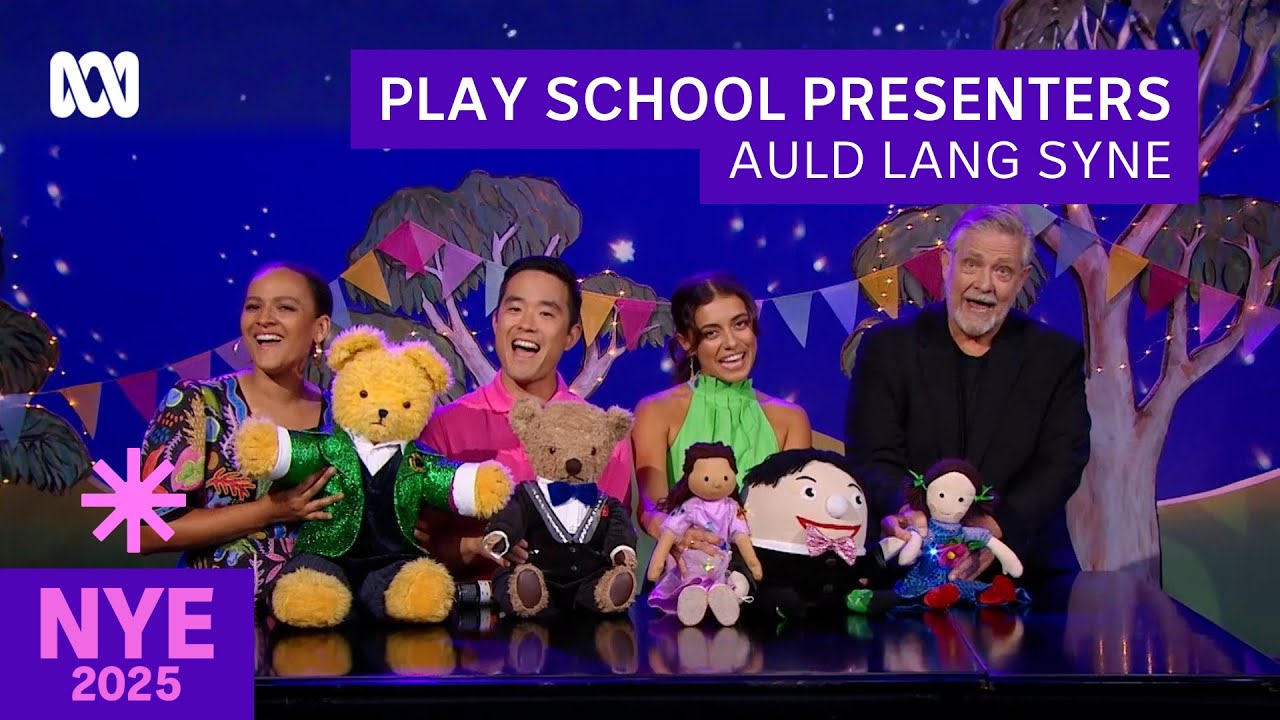 Play School presenters perform Auld Lang Syne | Sydney New Year's Eve ...