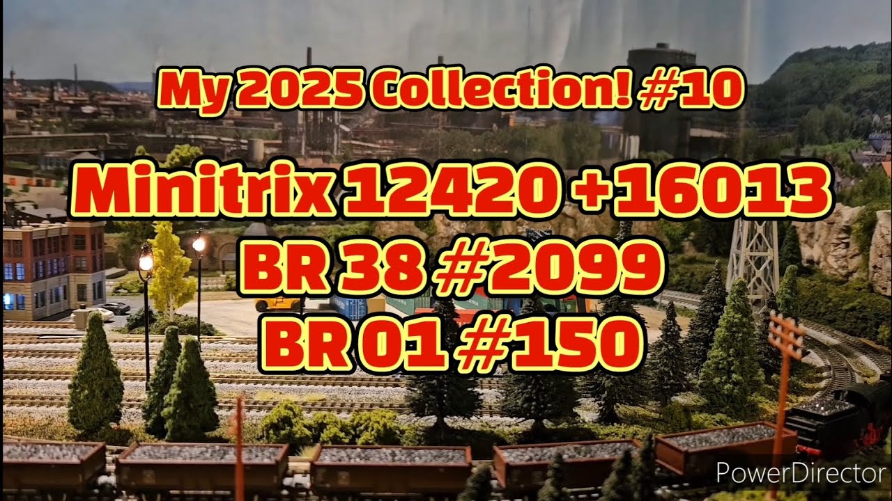 My 2025 Collection! #10, Minitrix 12420 + 16013 BR 38 #2099 & BR 01 ...