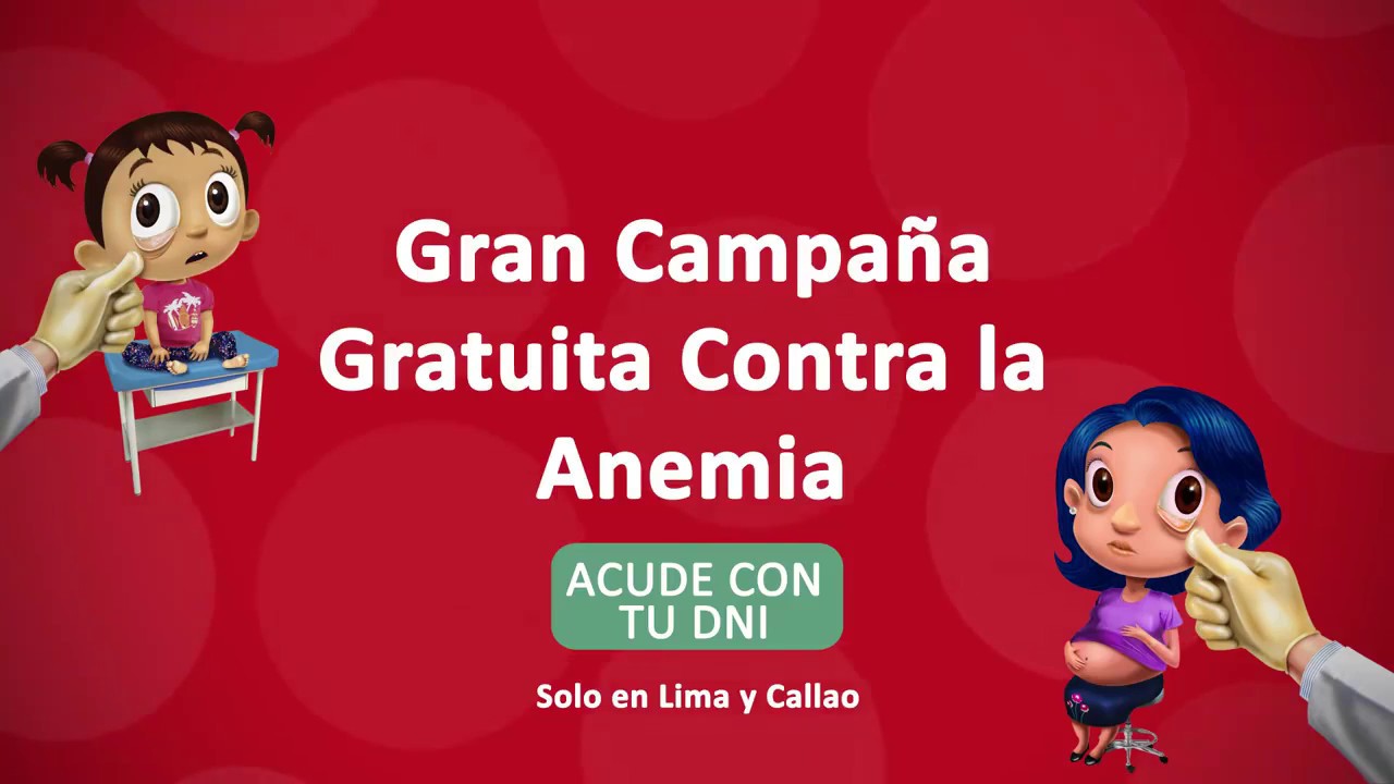 Campaña Gratuita Contra la Anemia - YouTube