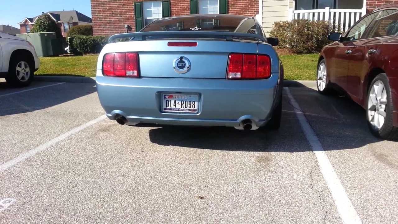 Mustang GT with vx mufflers (flowmaster 40's knock offs) & o/r h pipe ...