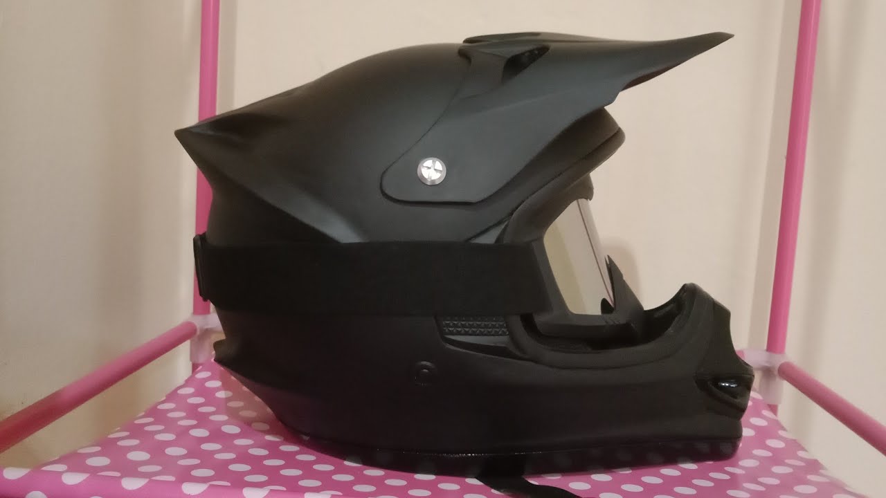 Modifikasi helm KLX || pembuatan spoiler - YouTube