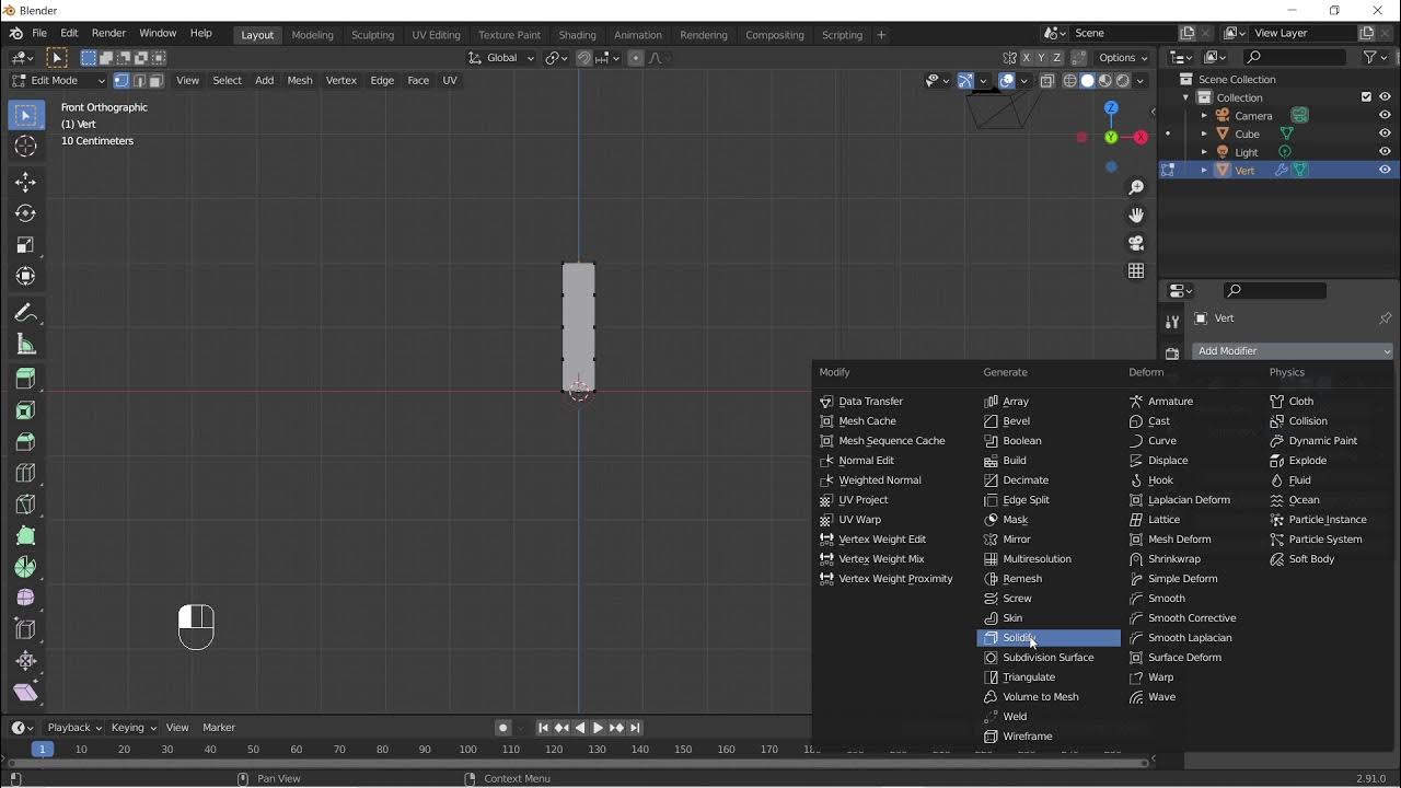 how to scale skin modifier - YouTube