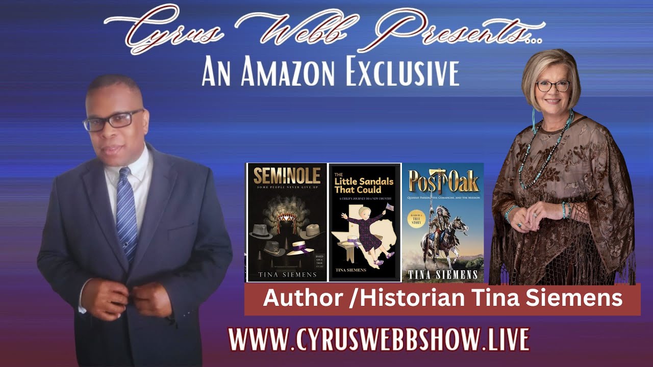 Author and Historian Tina Siemens returns to Cyrus Webb Presents - YouTube