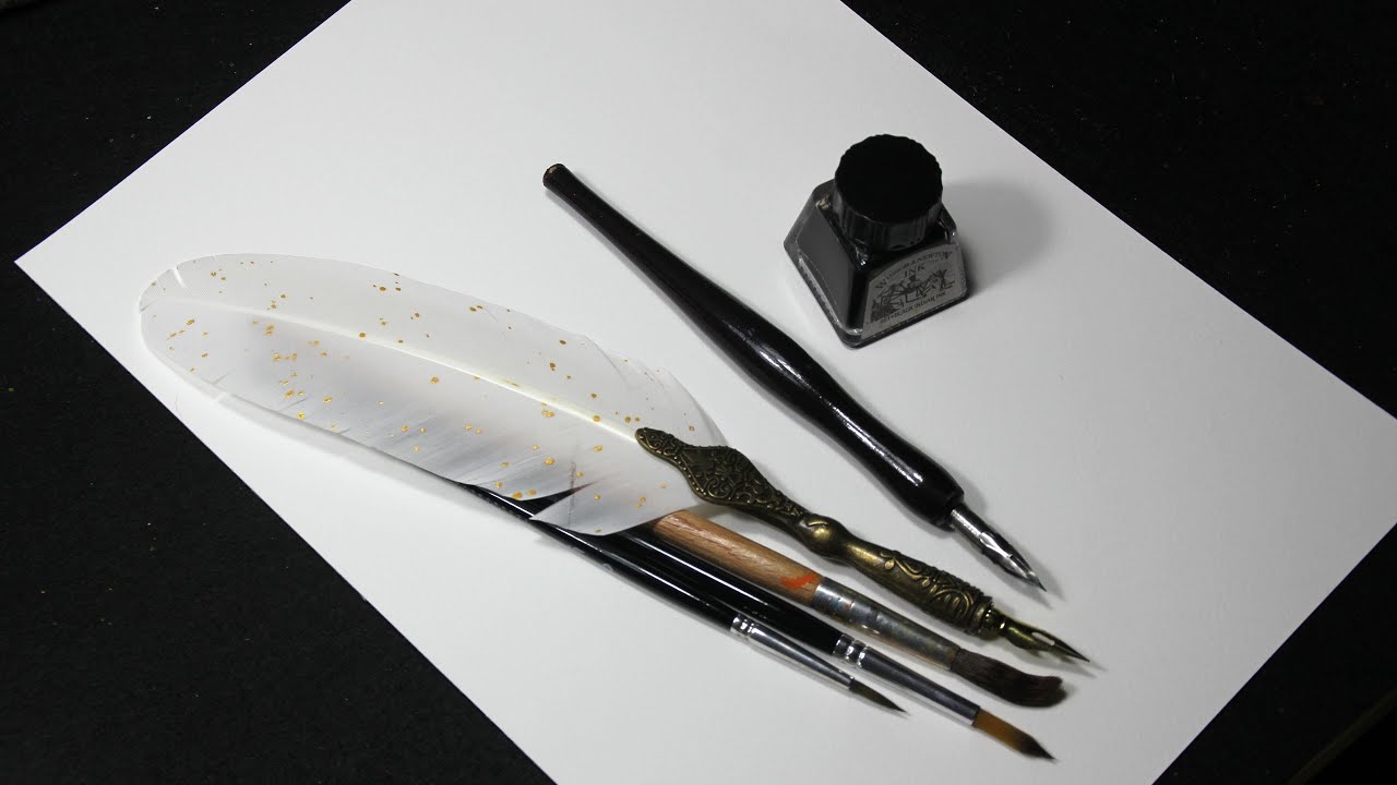 How to draw a fog effect with ink - YouTube