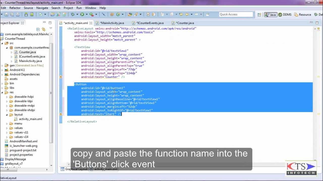 MultiThreading using Android SDK and Java| Android Programming|android development tutorial ...