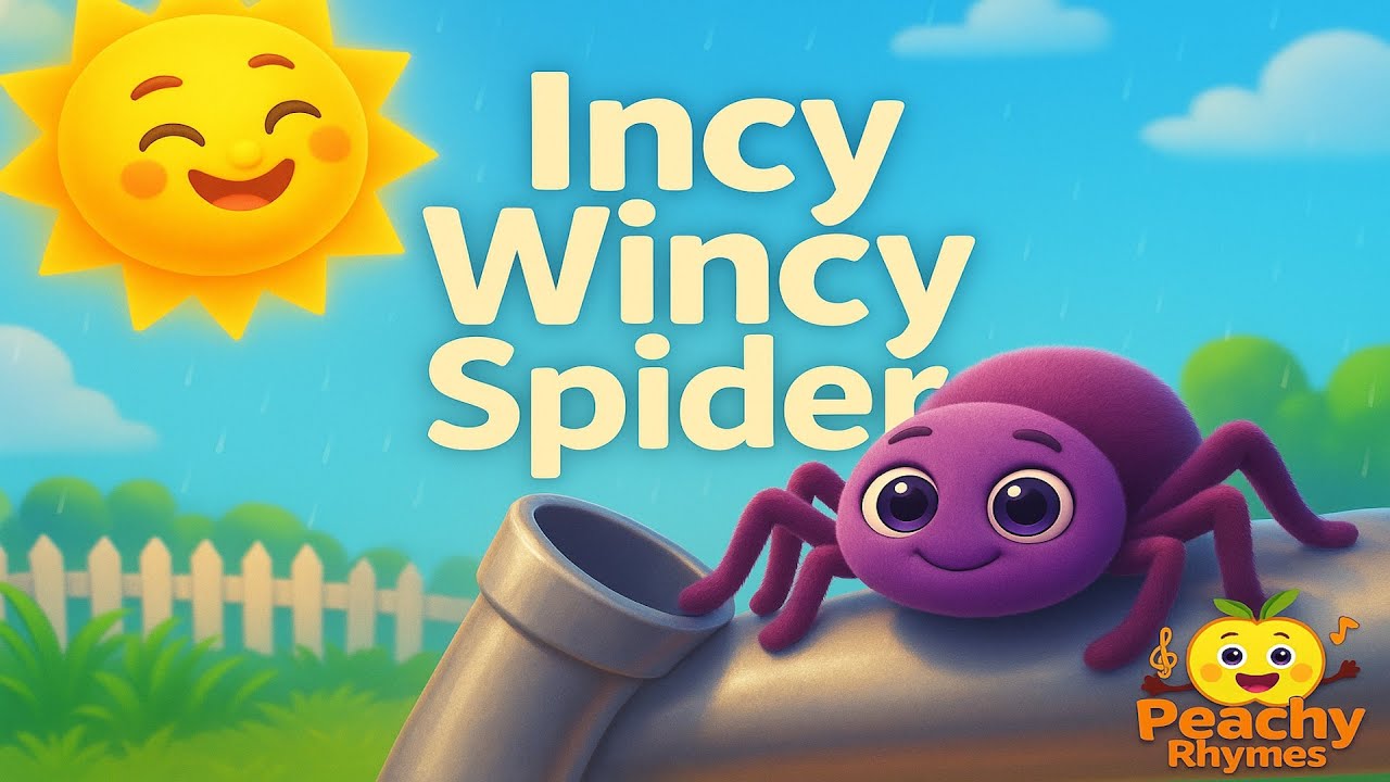 Incy Wincy Spider | Itsy Bitsy Spider | Nursery Rhyme for Kids | Peachy ...