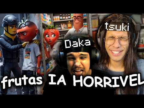 as horríveis novelas de FRUTAS DE IA ( pior coisa que ja vi...)