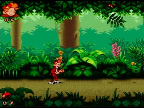 Spirou (SNES) Level 12 - The jungle - YouTube