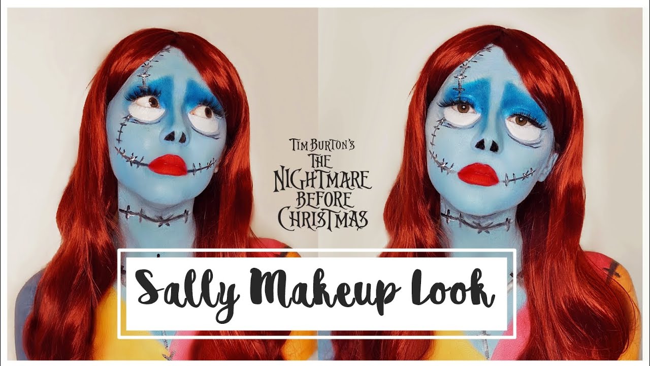 the nightmare before christmas | sally halloween makeup - YouTube