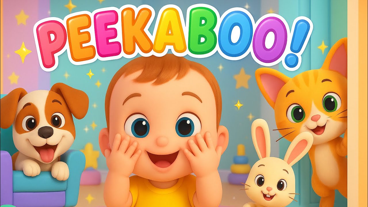 Peekaboo! | 3D Animated Nursery Rhyme | Toddler Sing Along ...