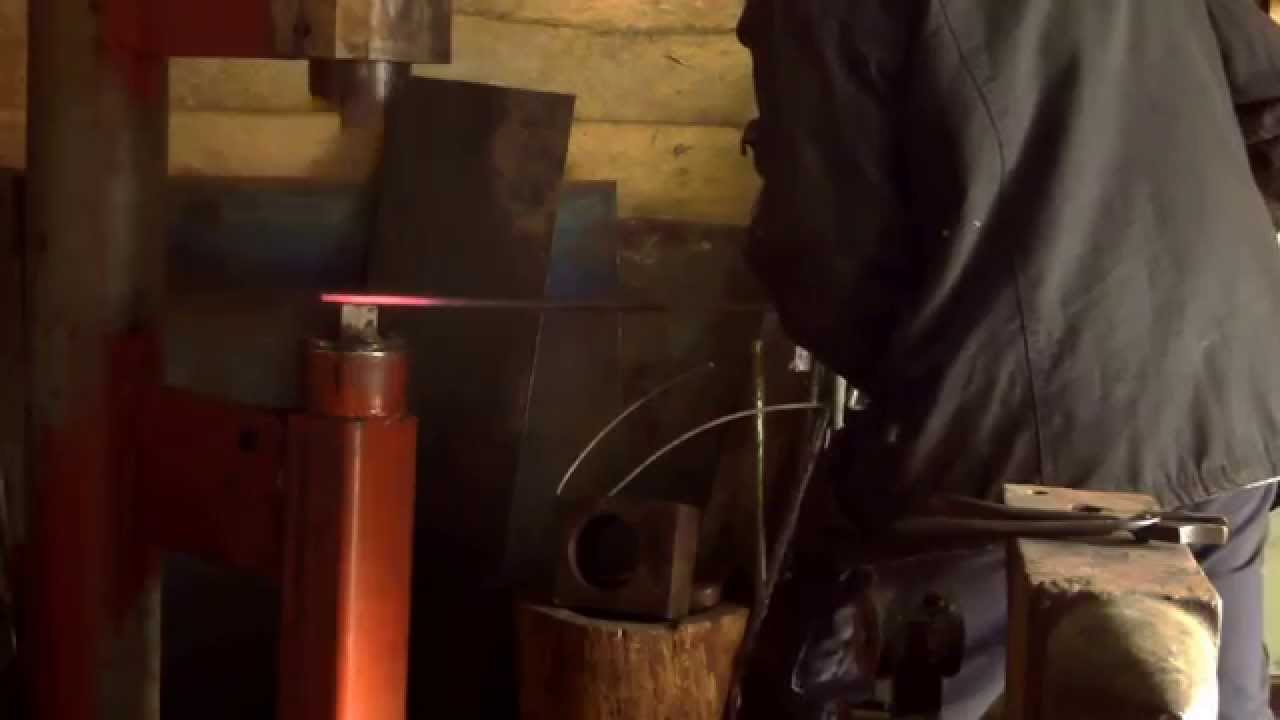 Forging a sword - YouTube
