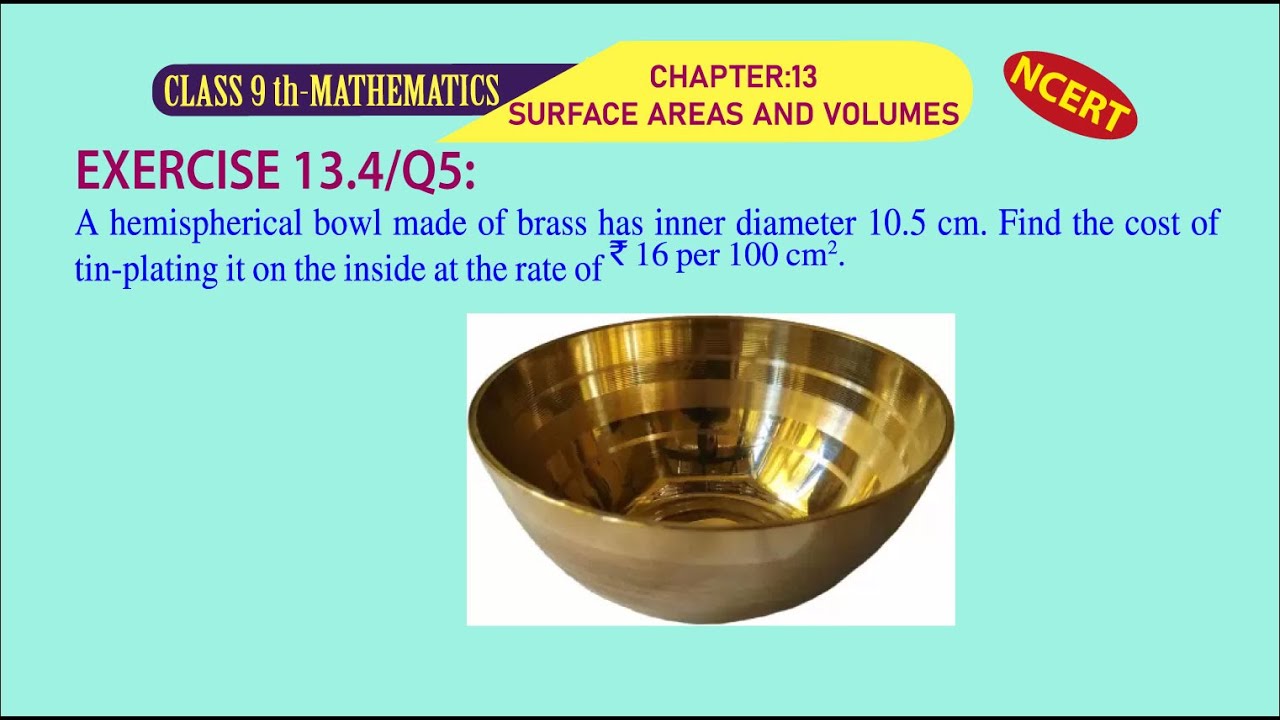 Class 9 Maths Chapter 13 Exercise 13 3 Q5 Surface Area Volumes class-9-maths-chapter-13-exercise-13-3-q5-surface-area-volumes