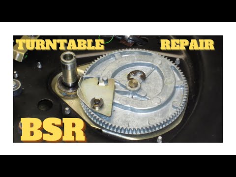 Detailed BSR C141R Turntable Repair