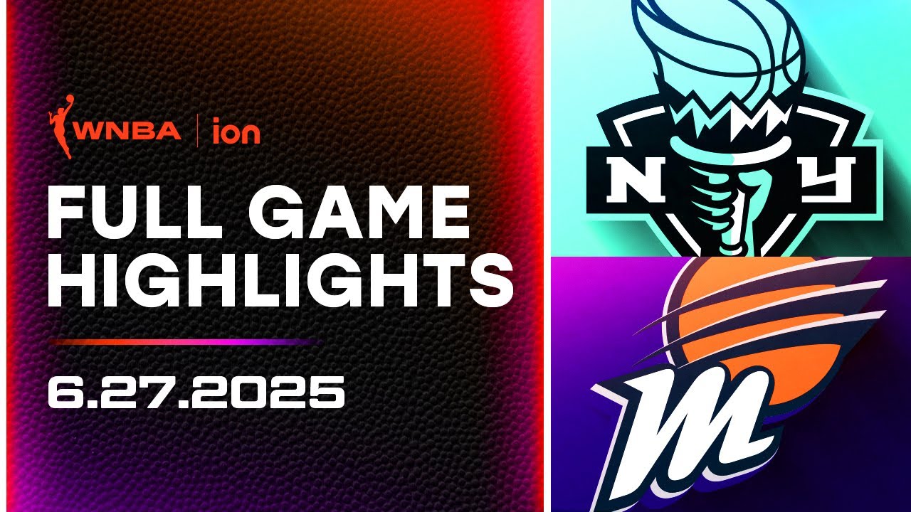 NEW YORK LIBERTY vs. PHOENIX MERCURY | Game Highlights | WNBA on ION ...