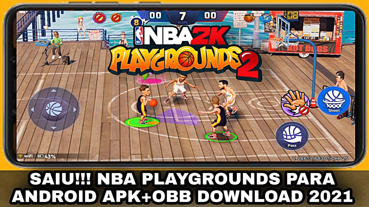 SAIU!!! NOVO NBA PLAYGROUNDS PARA ANDROID BETA APK + OBB DOWNLOAD + GAMEPLAY - YouTube