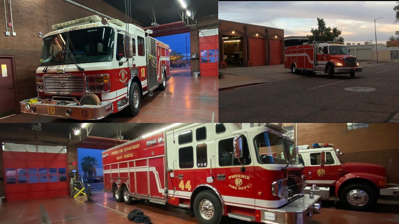 Phoenix fire dept, Engine 10 utility 10 and squad 44 pics and video ...