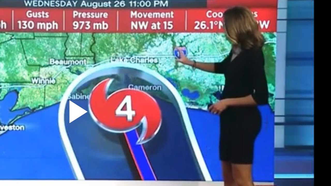 Britta Merwin Black Dress Meteorologist - YouTube