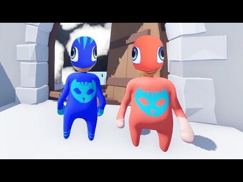 Pijamaskeliler Kedi Çocuk ve Baykuş Kız Kaleden Kaçış - Pijamaskeliler Oyun