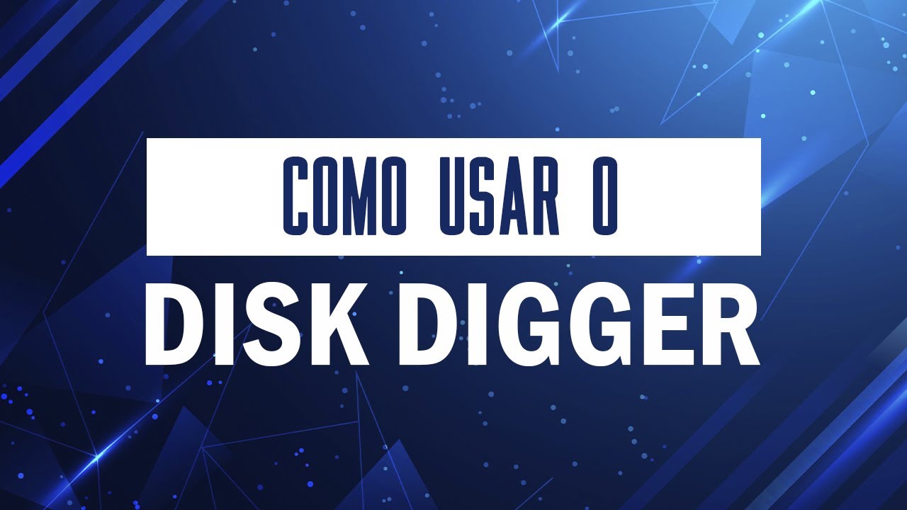Como usar o DiskDigger - YouTube