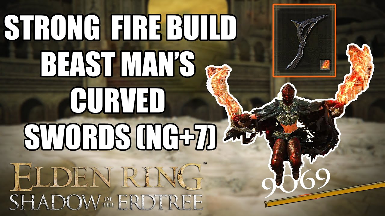 POWERFUL NG+7 CURVED SWORDS BUILD in ELDEN RING SHADOW OF THE ERDTREE ...