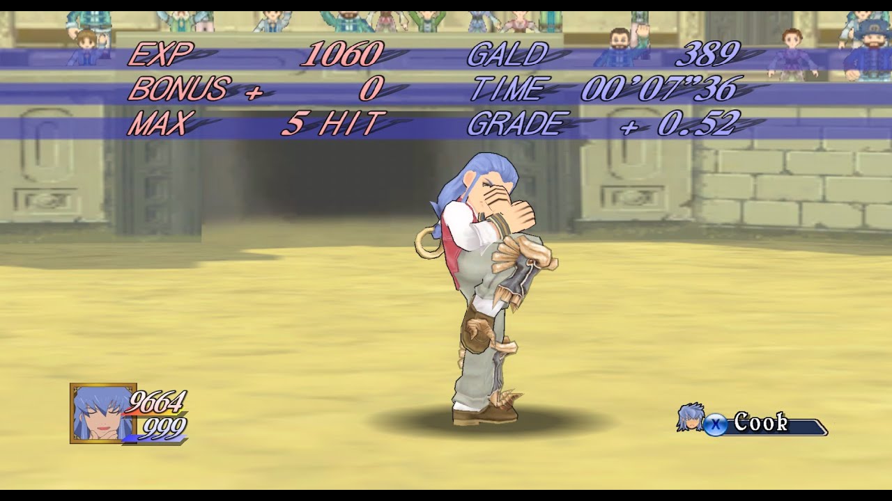 REGAL BRYANT SOLO COLISEUM MANIA - Tales of Symphonia Solo Advanced ...