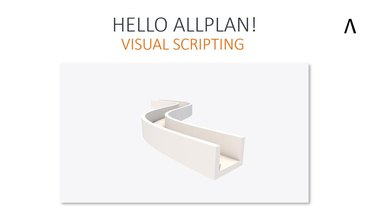 Hello Allplan 2022 Visual Scripting Youtube