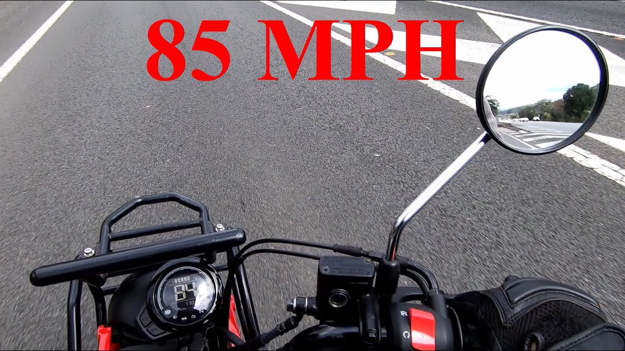 Honda CT 125 Freeway Speed Test and the Twitcher - YouTube