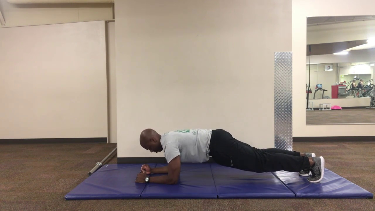 Scapular Pushups Plank Position - YouTube