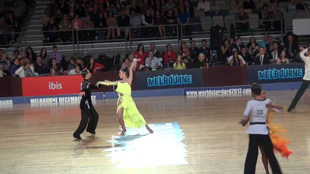 WDSF Australia 2012 Junior Open Latin Final - YouTube