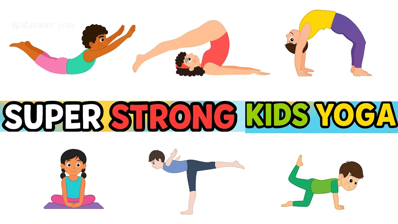 Super Strong Kids Yoga🧘‍♀️Fun Yoga For Kids | Yoga For Children | Yoga ...
