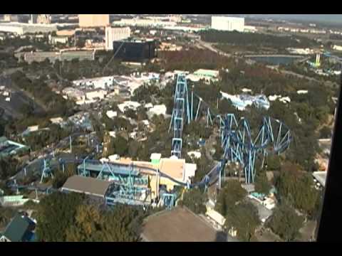 Sky Tower at Seaworld Orlando - YouTube