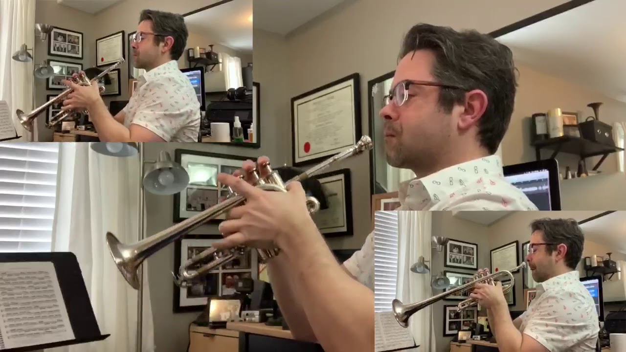 Anthony Prisk | Bach's Magnificat in D (trumpet excerpt) - YouTube