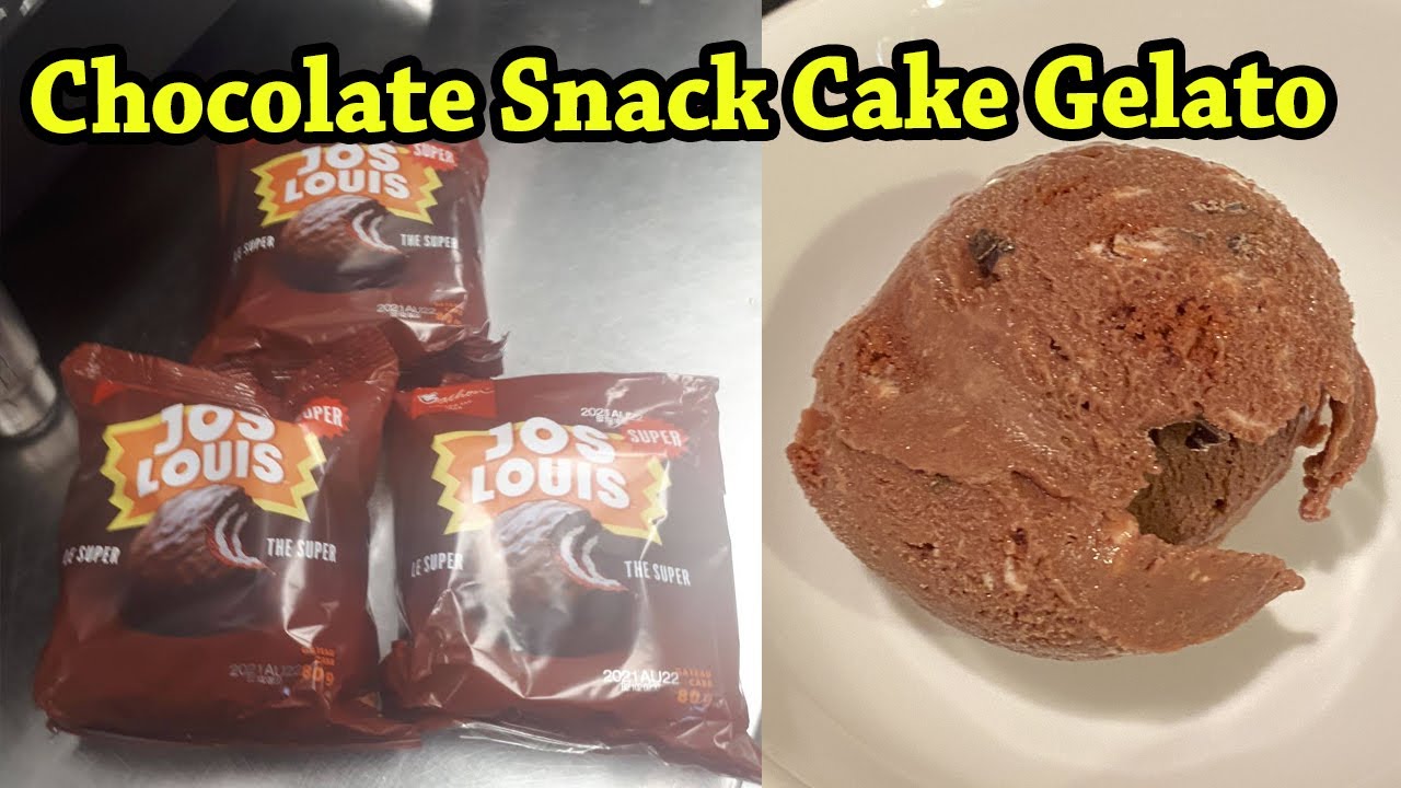 Snack Cake Gelato (Canadian Jos Louis) | Gelato Obsession - YouTube