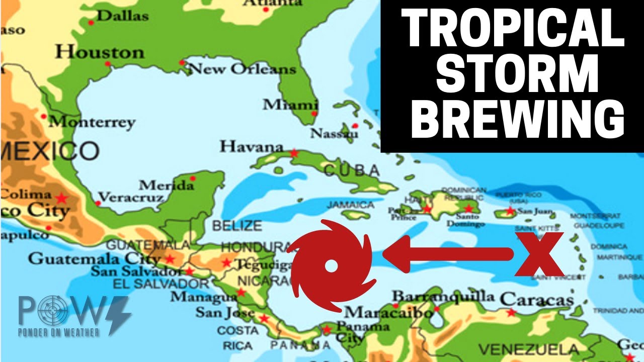 Tropical Storm Brewing! Caribbean Flooding Rains! Jamaica, Costa Rica ...