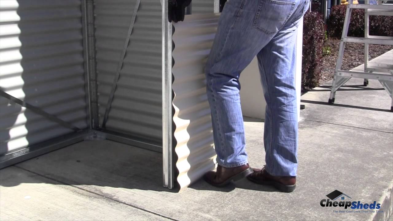 Step 6 - Front Wall Cladding - Smartlocker Assembly Video - YouTube