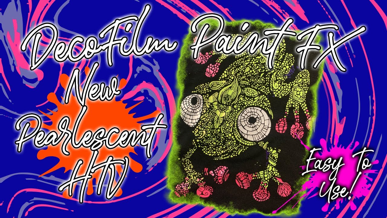 Heat Transfer Vinyl That looks LIke Paint... Testing Out the DecoFilm ...