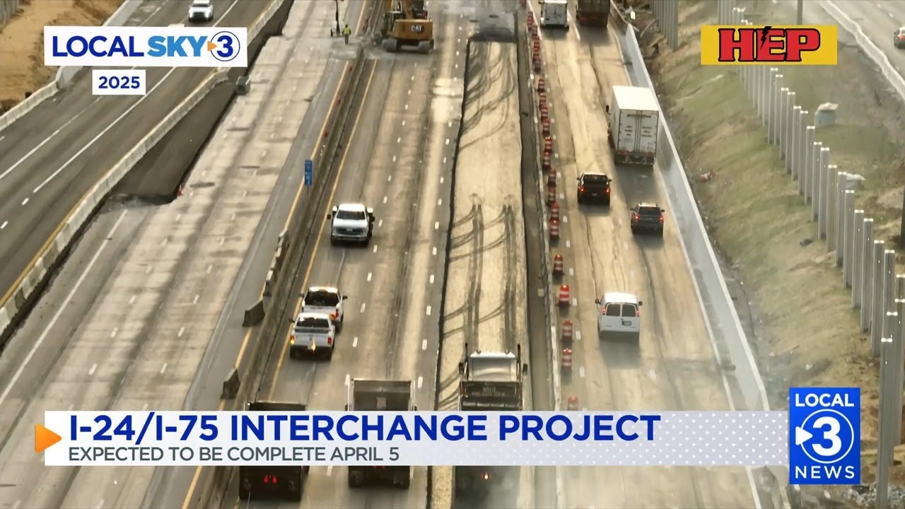 TDOT’s I-24/I-75 interchange project nears completion, April 5 target ...