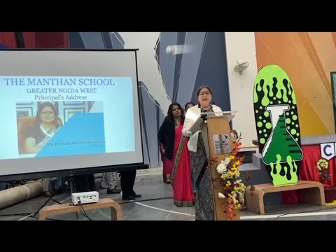 CBSE Regional Science Exhibition | Address by The Manthan School ...