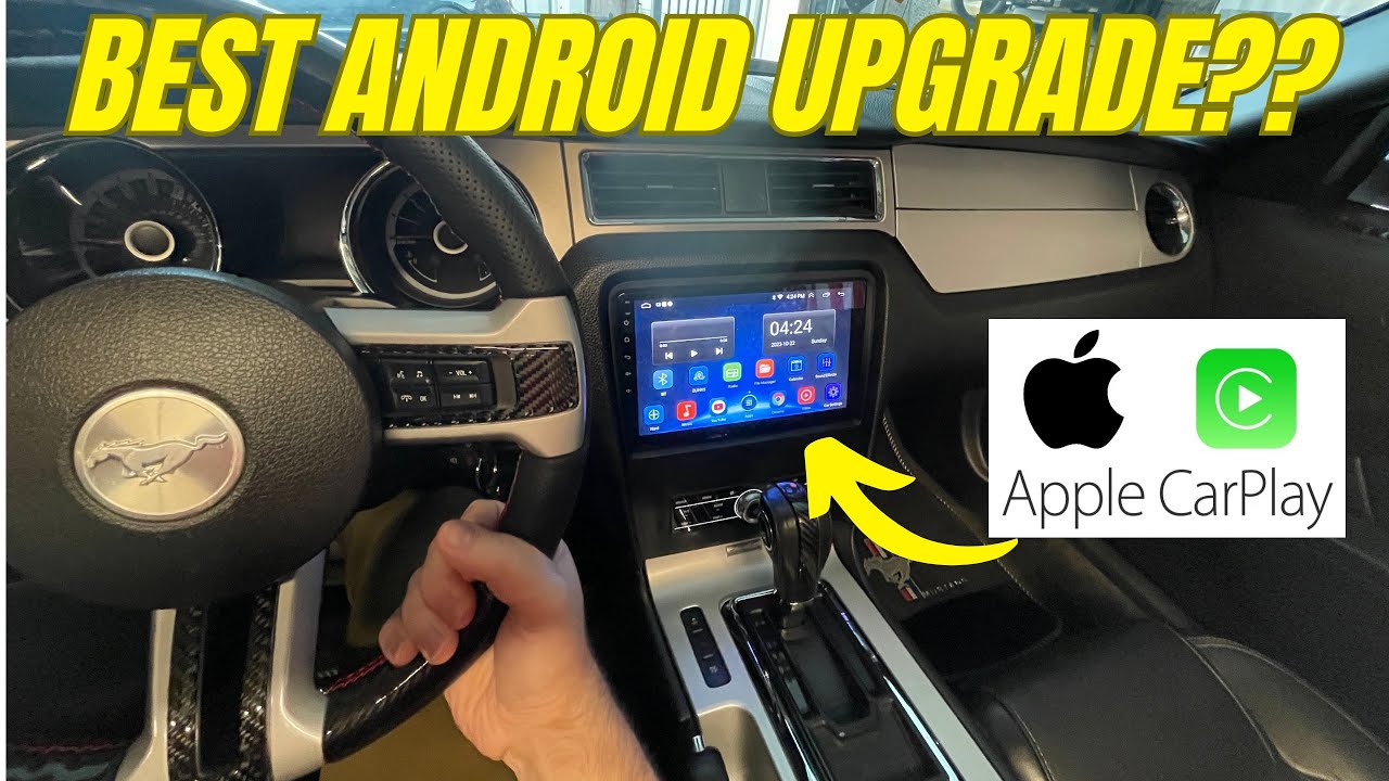 S197 2010 - 2014 Mustang android head unit install wireless carplay ...