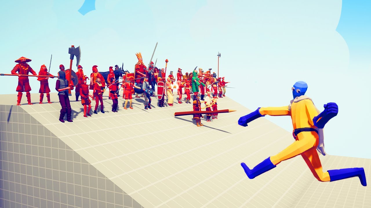 SAITAMA vs MELEE UNIT TEAM | Totally Accurate Battle Simulator TABS ...